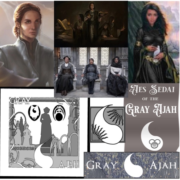 Hand Crafted | Jewelry | Andayas Necklace Wheel Of Time Aes Sedai Gray ...